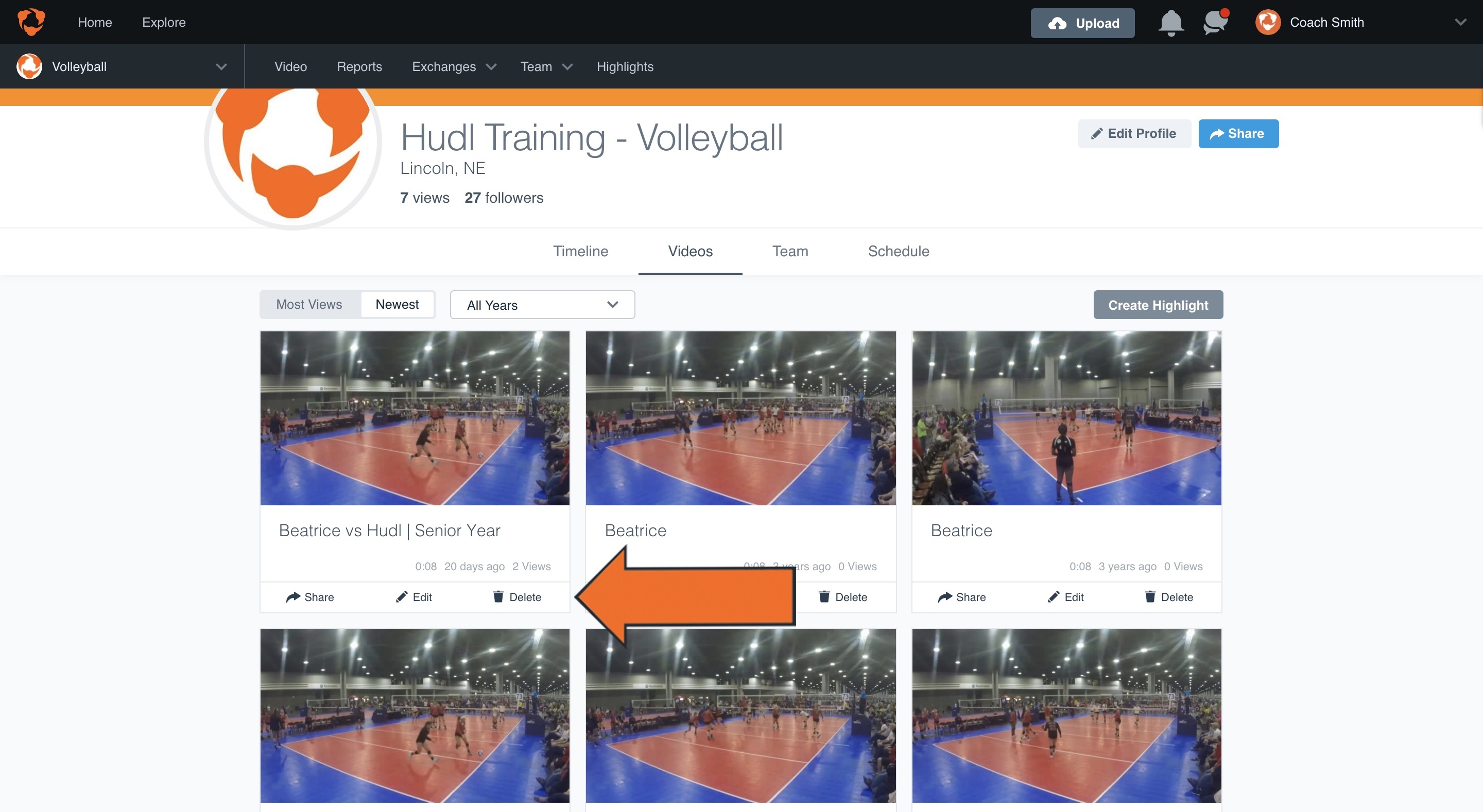 Delete A Highlight Hudl Support delete-a-highlight-hudl-support