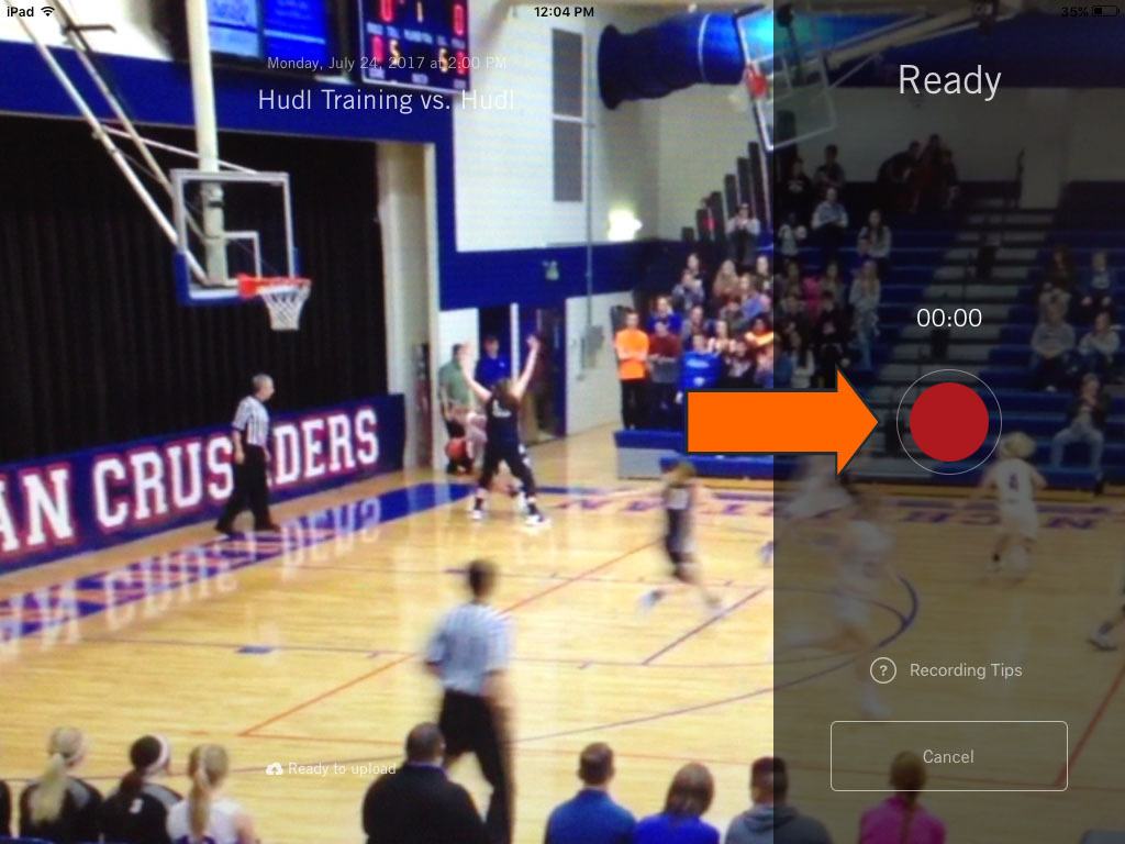 Record And Upload From Hudl App • Hudl Support