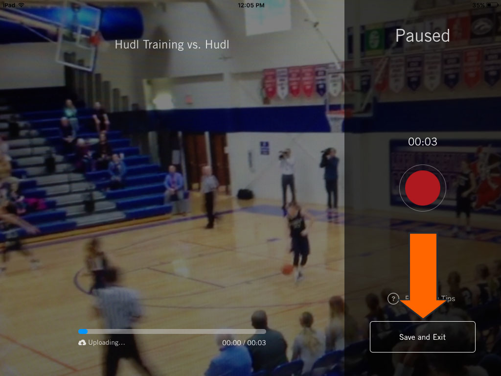 Record And Upload From Hudl App • Hudl Support
