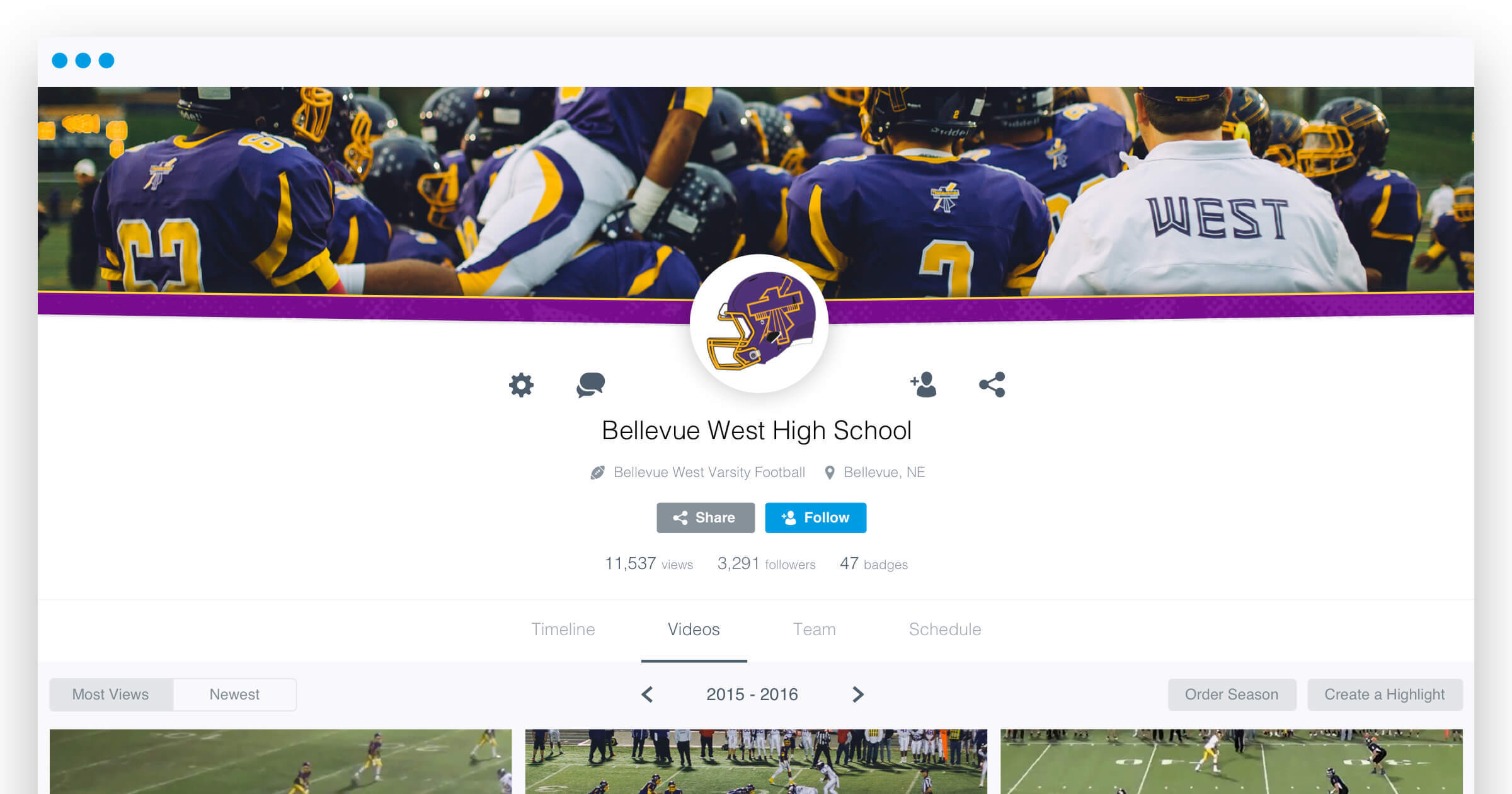 Engage Your Fans with a New Team Profile