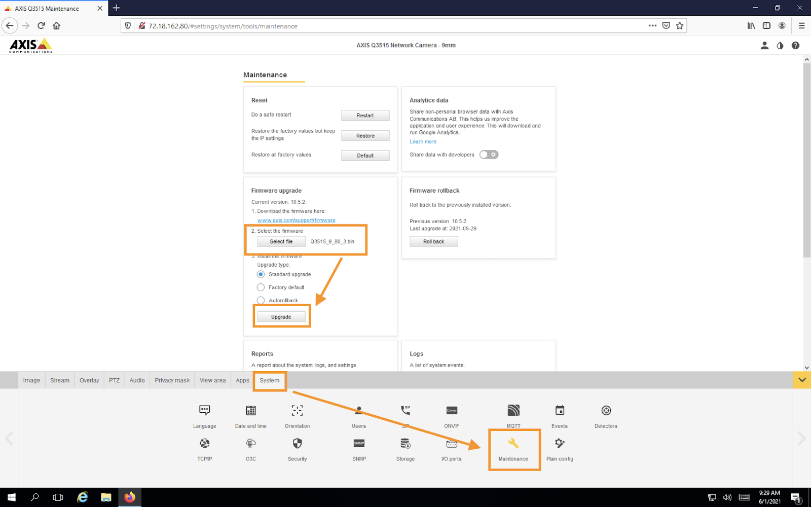 Adjust Volleymetrics Camera Firmware • Hudl Support