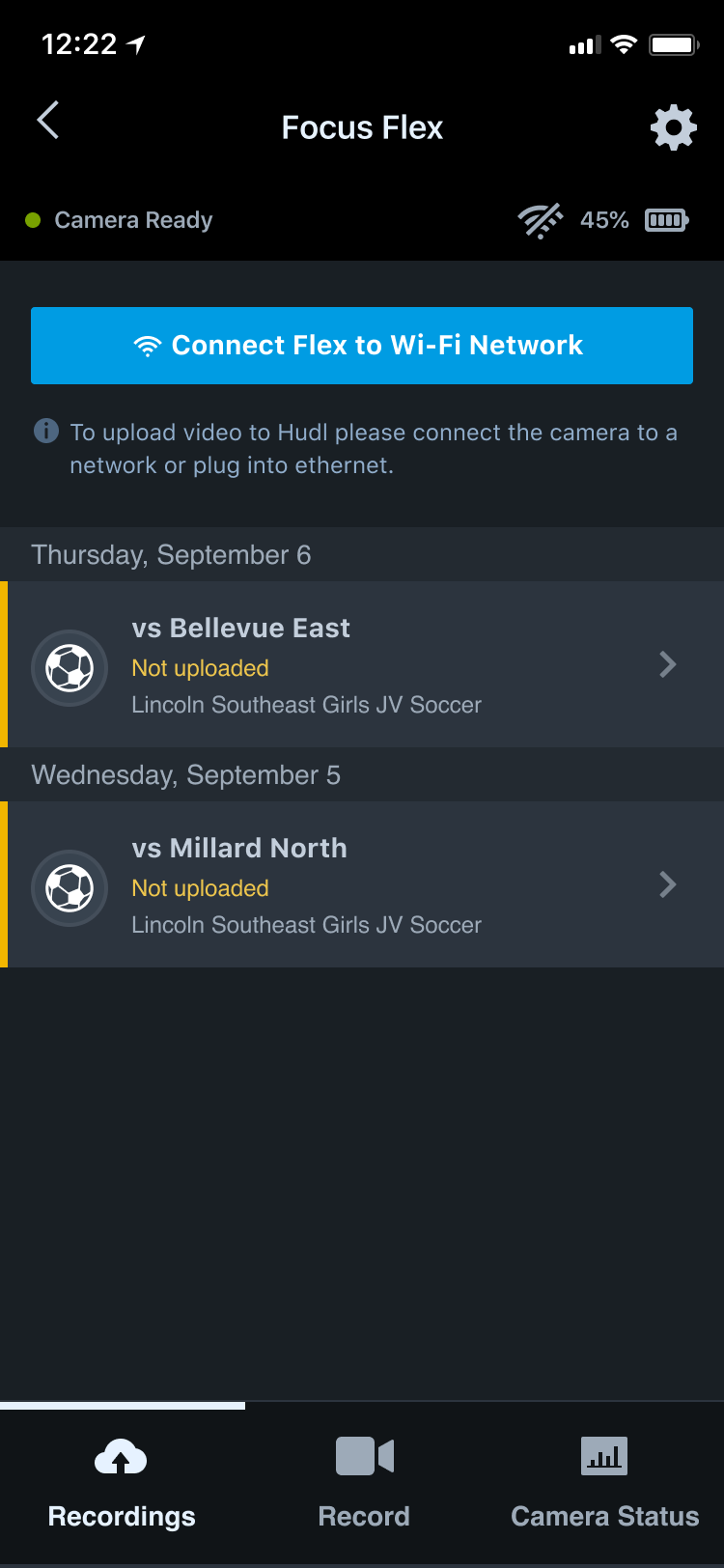 Record a Video • Hudl Support