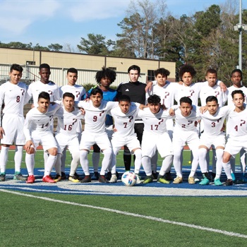 Hispanic High School Soccer Player