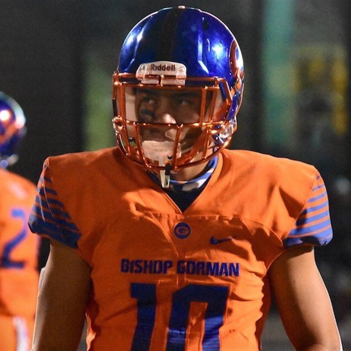 Bishop Gorman Football Helmets