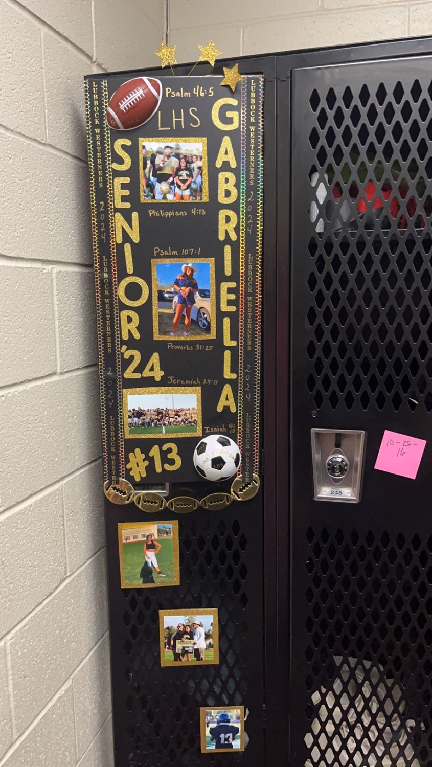 Senior Night Football Locker Decorations | Shelly Lighting