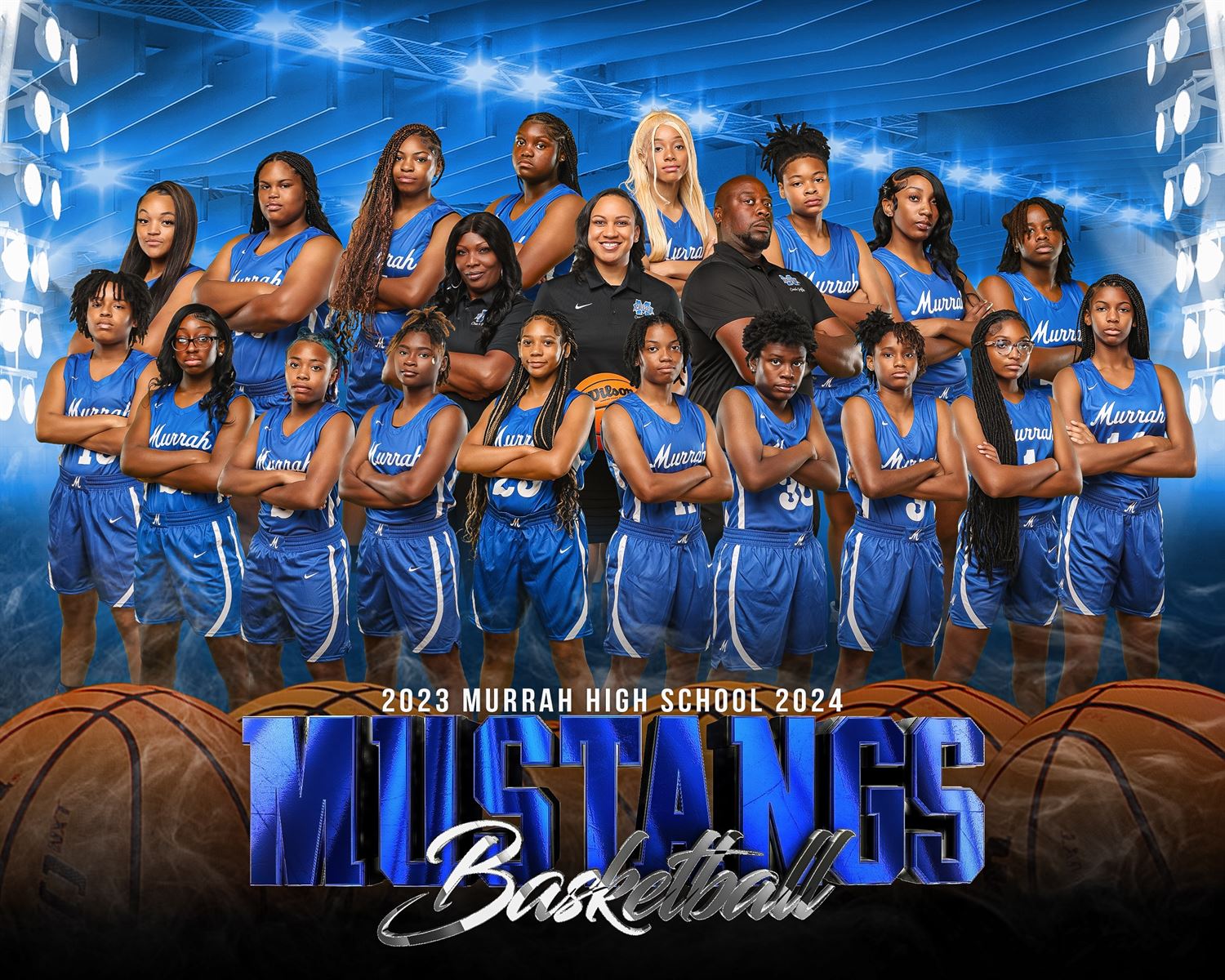 Murrah High School Girls Basketball Team MURRAH HIGH STAR AND JACKSON